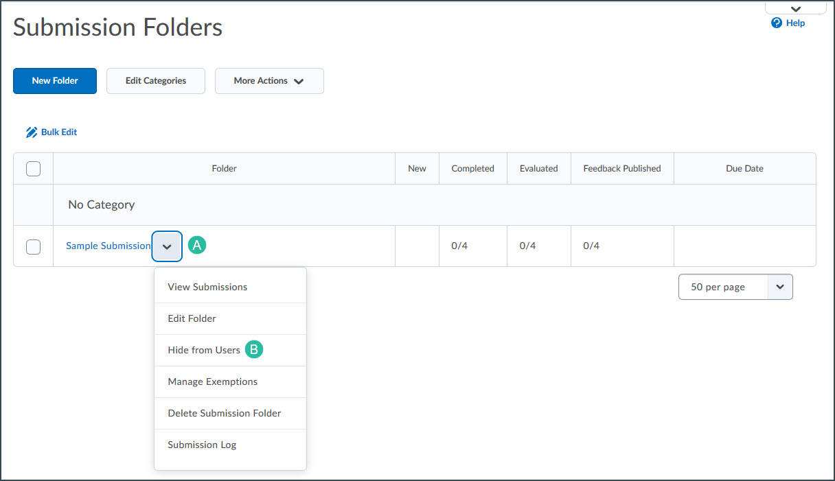 Creating a New Submission Folder in D2L | Submissions | Tools | Desire2Learn | Technology ...